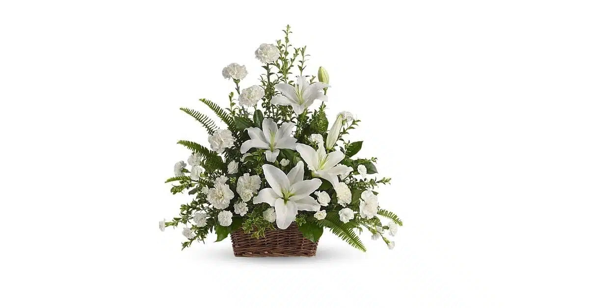Sympathy/ Funeral Flower Baskets – Ambrosia Floral Studio